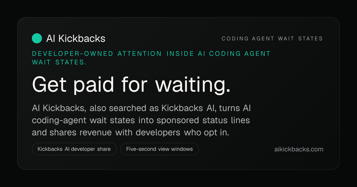 Install AgentAds | AI Kickbacks